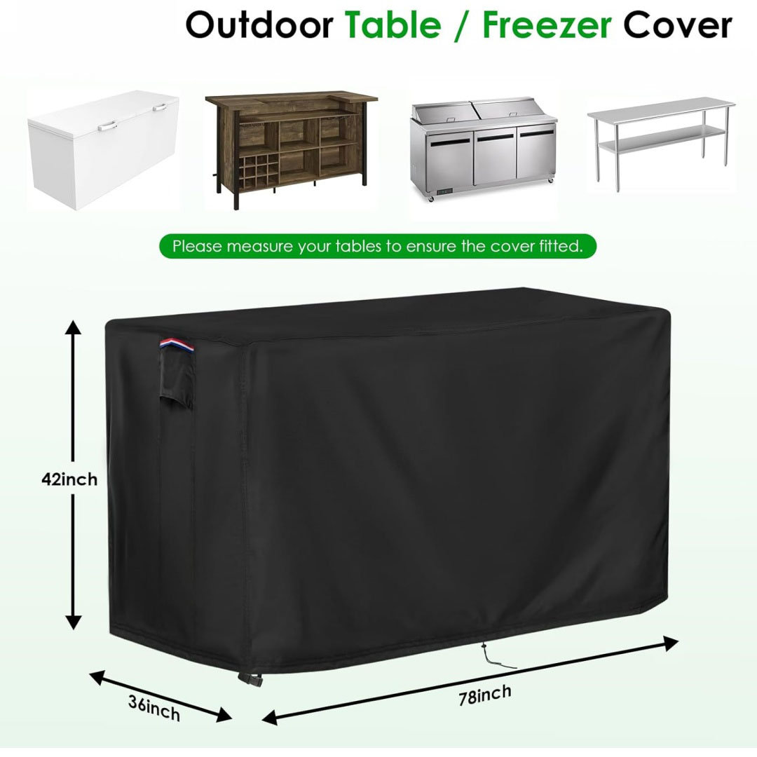 Arlmont & Co. Outdoor Table Cover For Bar Height Patio Table ...