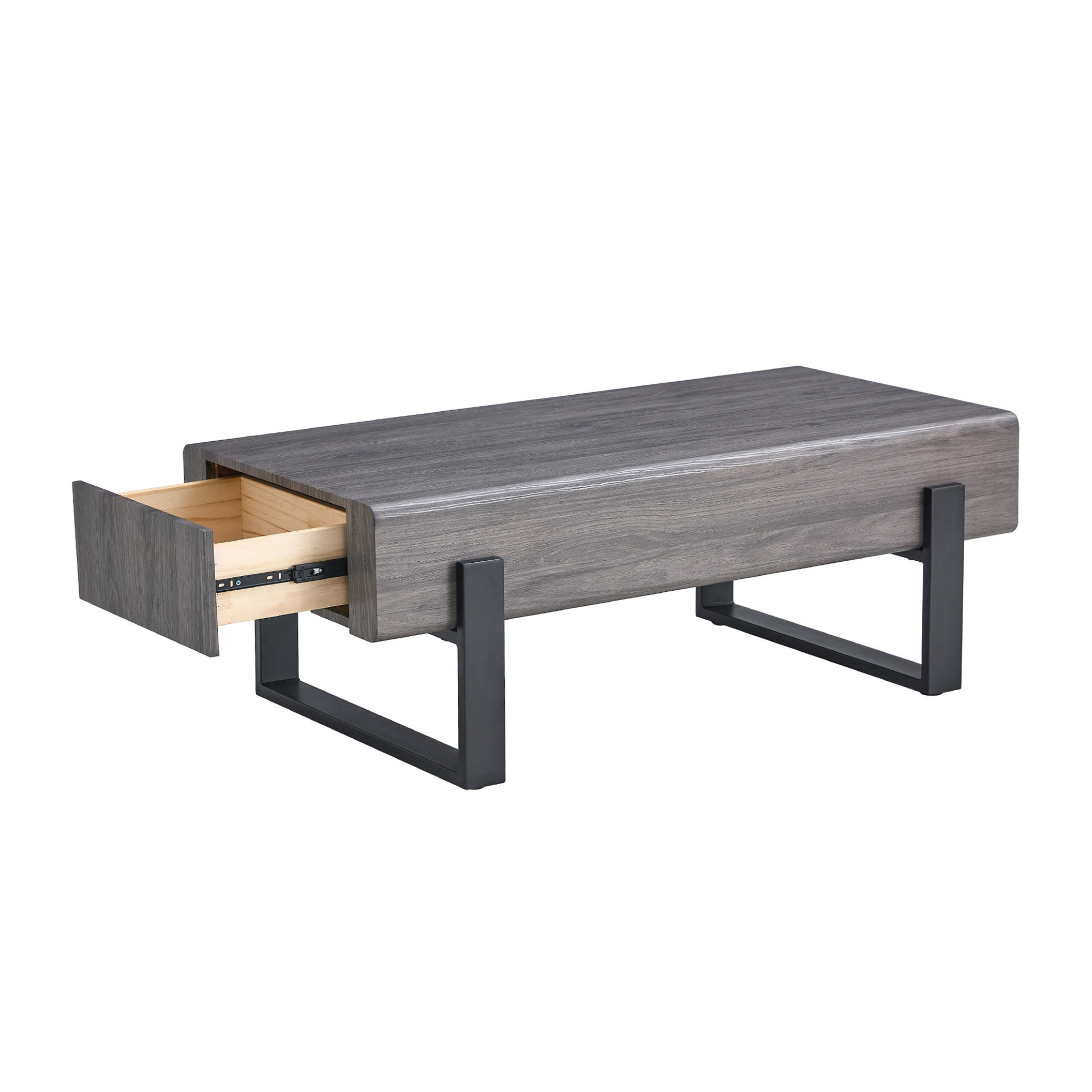 Latitude Run® Sturdy and Versatile Coffee Table with Drawers for ...