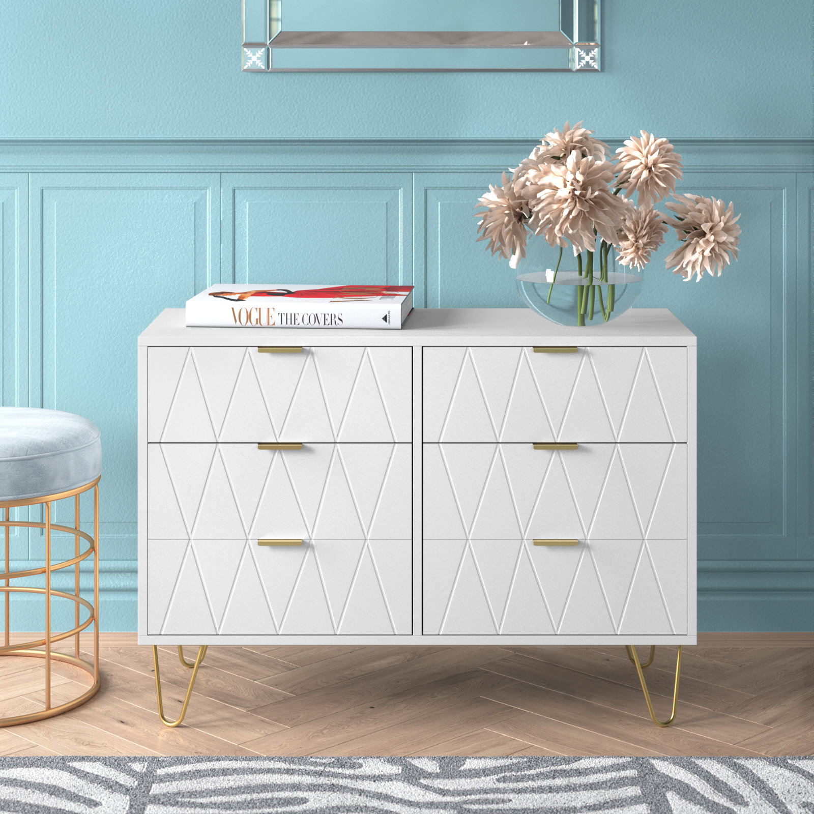 Willa Arlo™ Interiors Marable 6 Drawer 39.4'' W Double Dresser ...