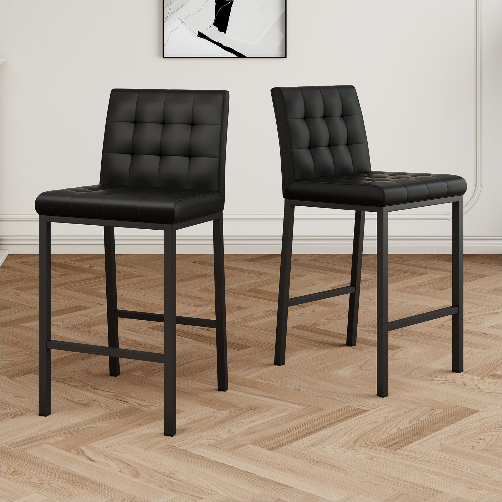 George Oliver Modern Design High Stool Metal Legs Kitchen Restaurant ...