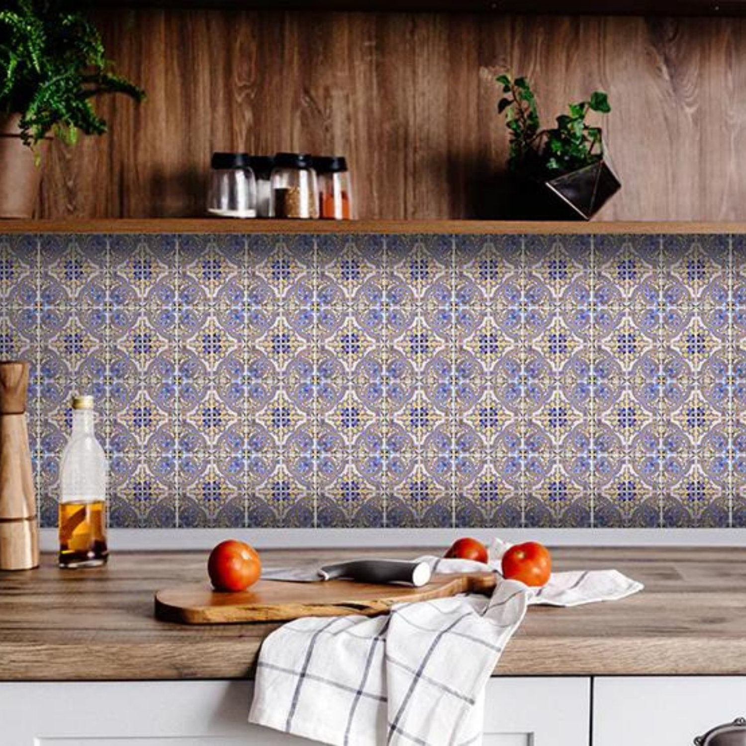 Mi Alma 7" x 7" Vinyl Peel & Stick Field Tile | Wayfair