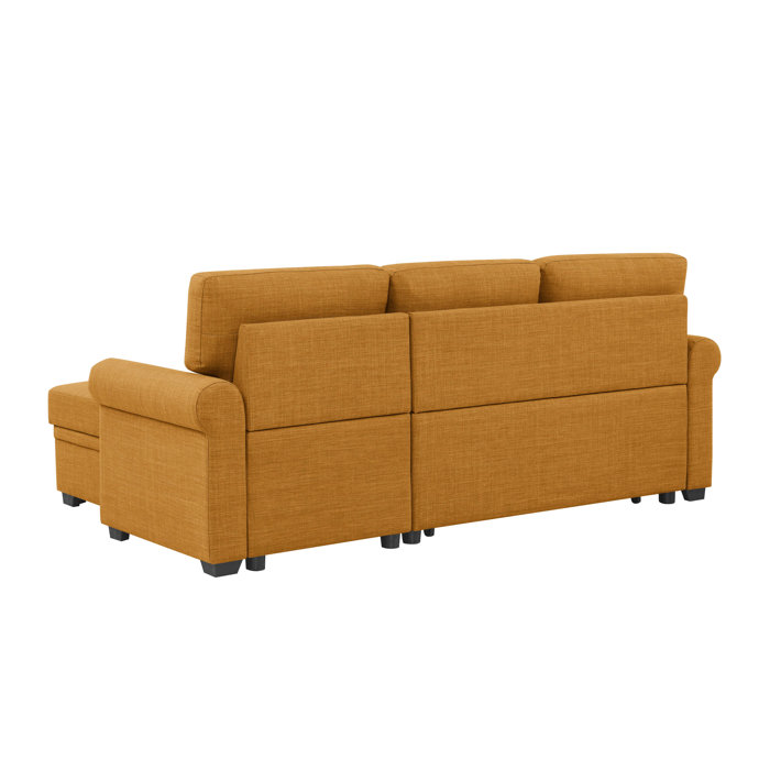 Latitude Run® Rossignol 86" Rolled Arm Sofa Bed & Reviews | Wayfair