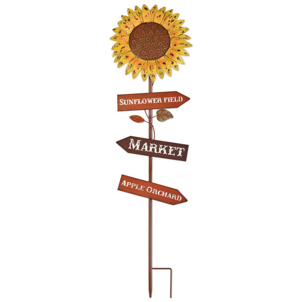 SunsetVistaDesignsCo. Sunflower Garden Stake & Reviews | Wayfair