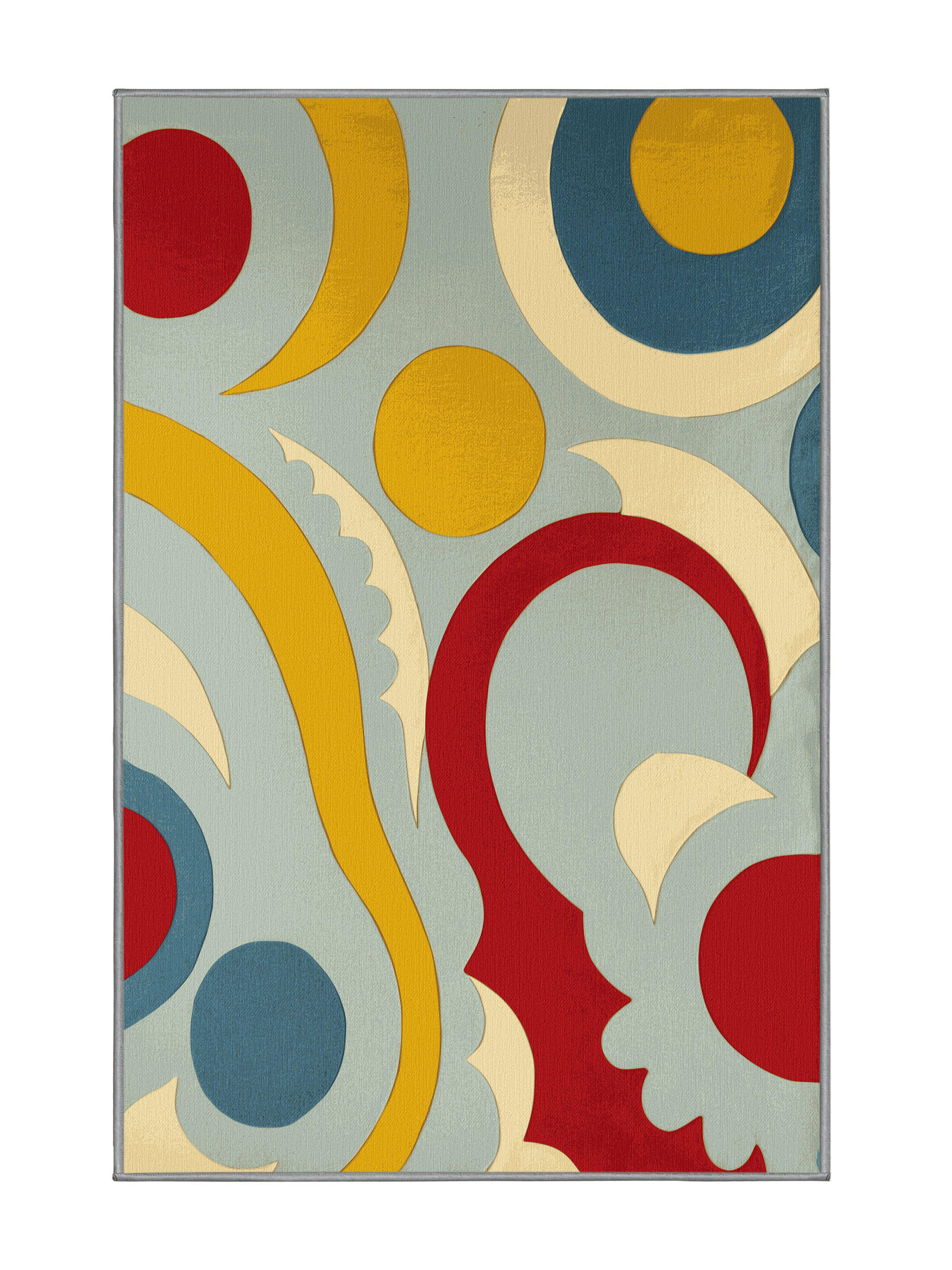 Wrought Studio™ Snazzy Streak Rug | Wayfair