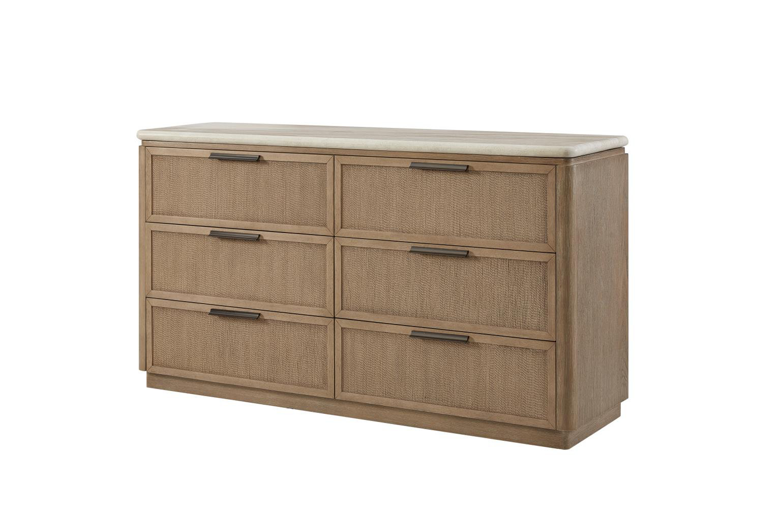 AllModern Irissa Dresser - Rope Drawer Fronts - Toffee | Wayfair