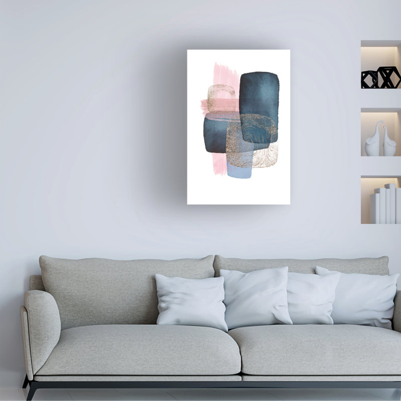 Trademark Fine Art Sally Ann Moss Monday Blues 1 Canvas Art | Wayfair