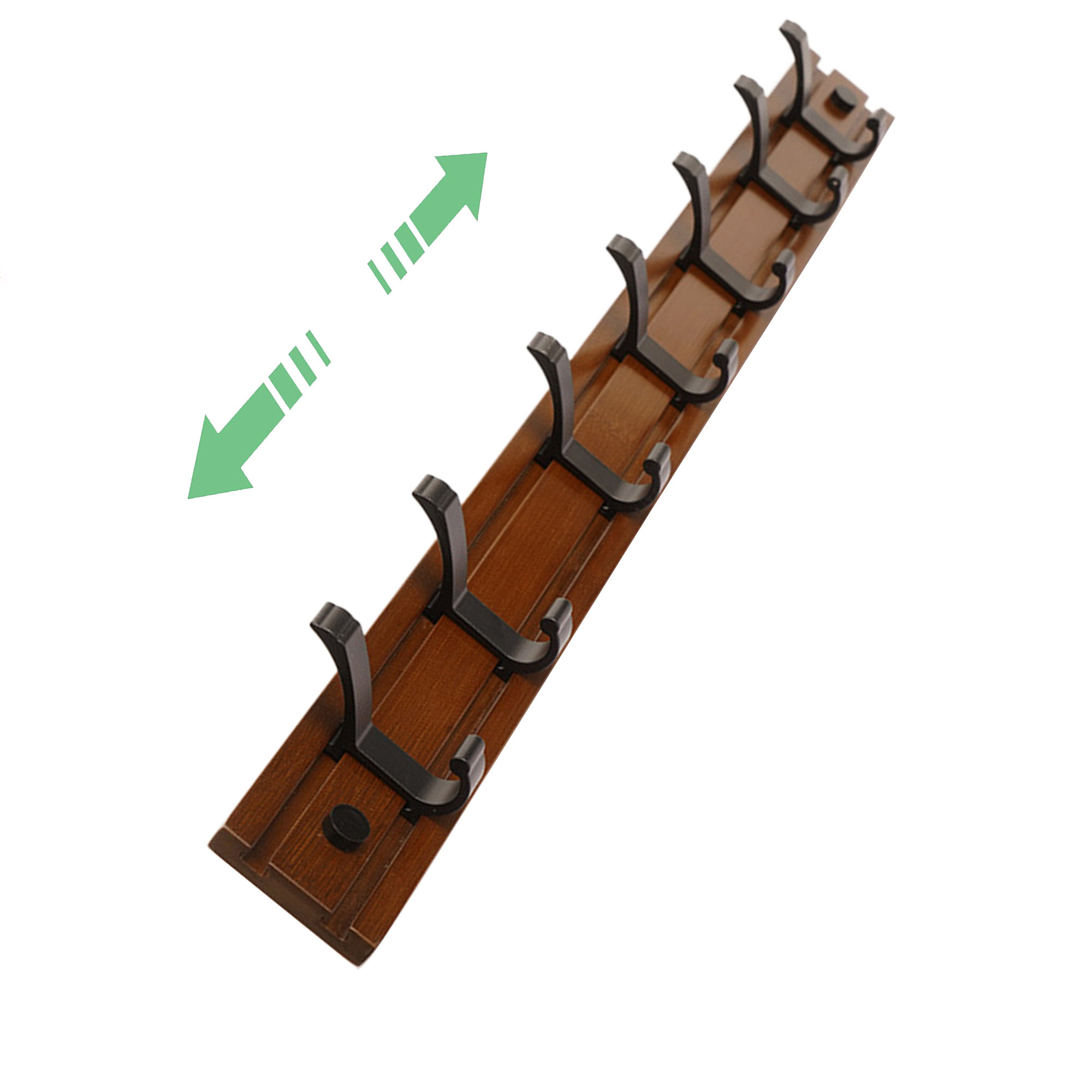 Williston Forge Hades 7 - Hook Wall Hook in Brown | Wayfair