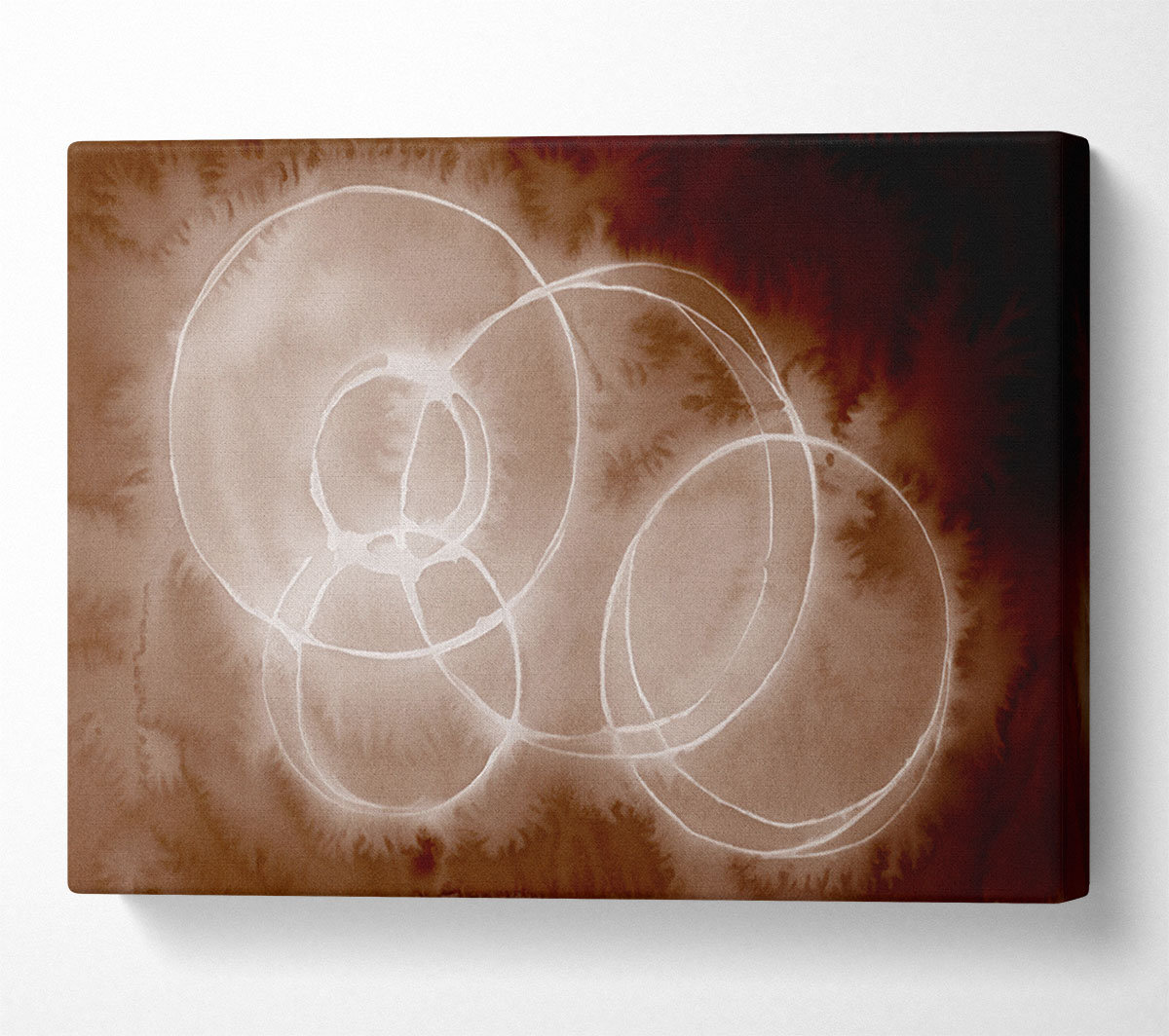 Latitude Run Chocolate Smoke Circles - Print | Wayfair.co.uk