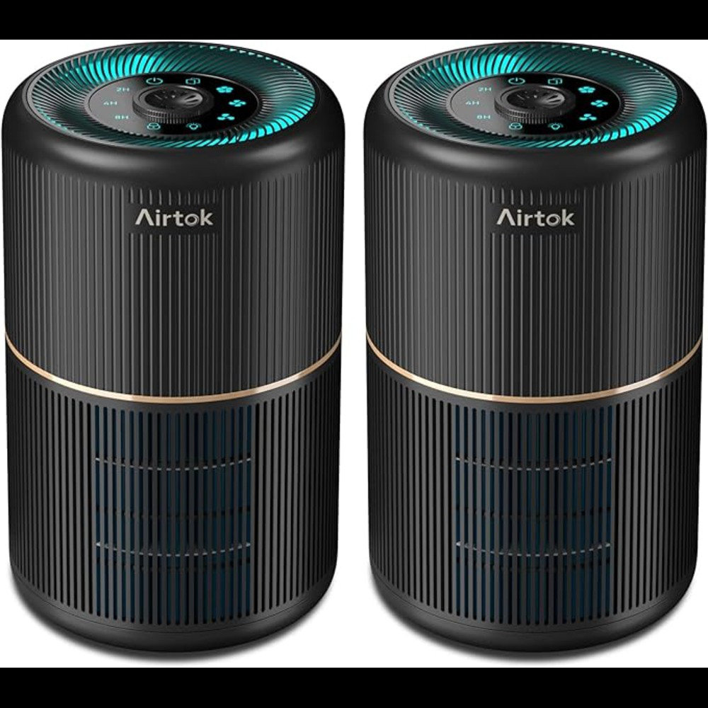 Invenitiah 2 Pack Air Purifier For Home Bedroom, Office Desktop Air ...
