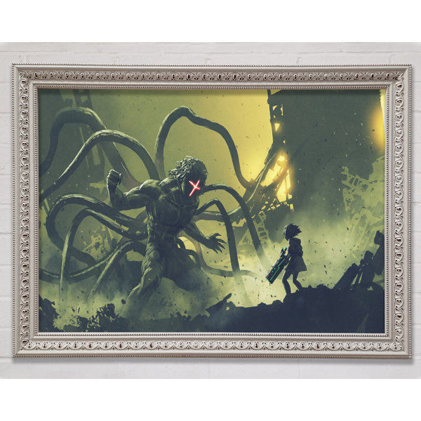 Bright Star Arms Of A Terror Man - Single Picture Frame Art Prints ...