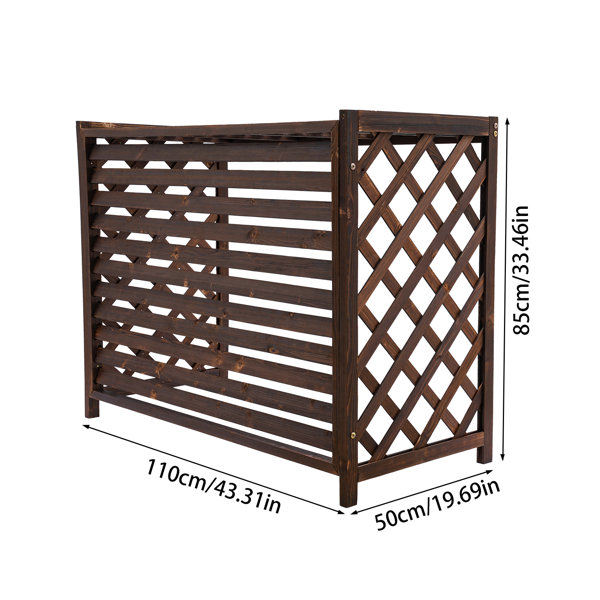 YXSUN Air Conditioner Fence Screen & Reviews | Wayfair