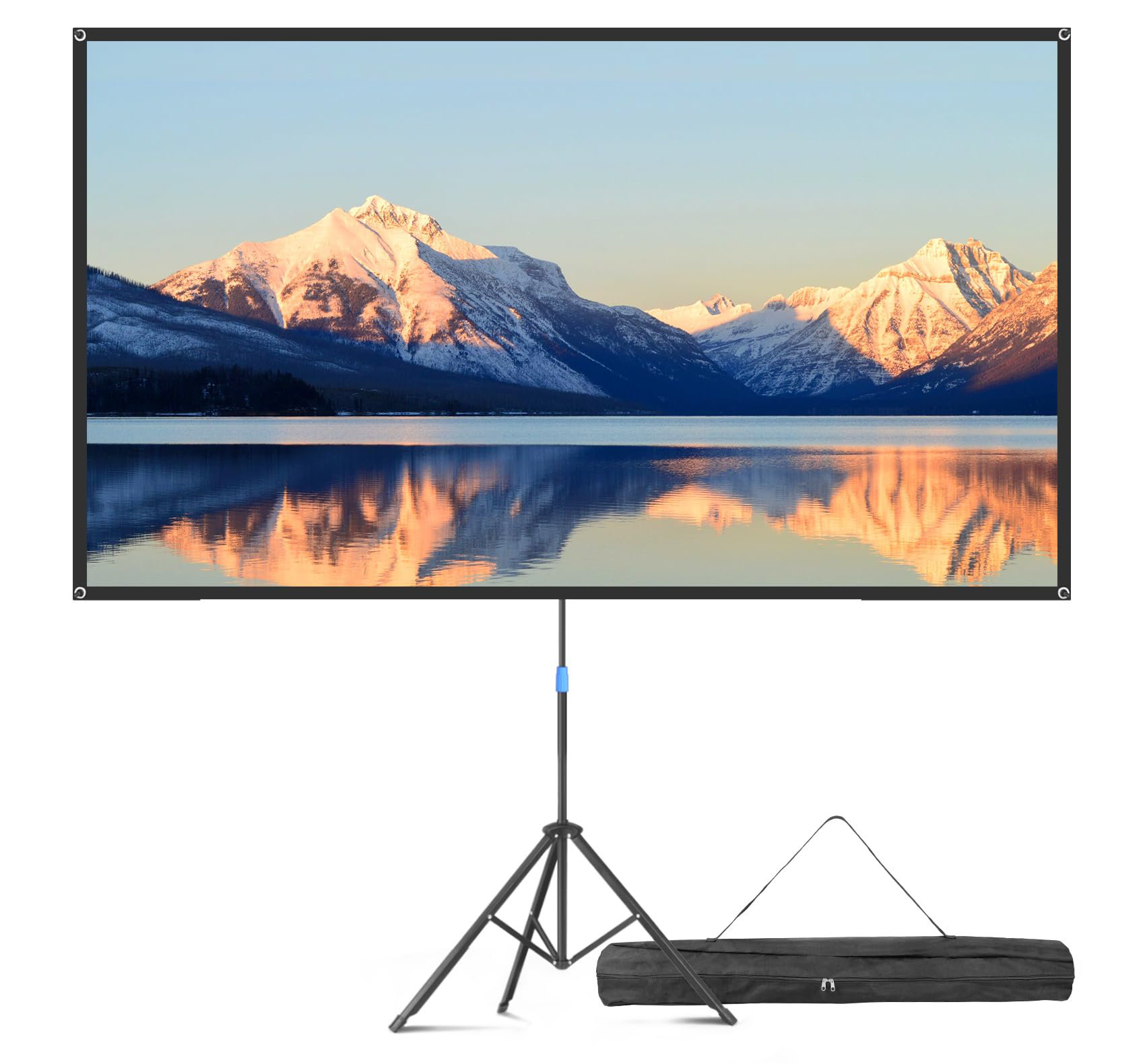 BEACHWATER POOL & SPA, LLC Projector Screen With Stand, 80 Inch ...