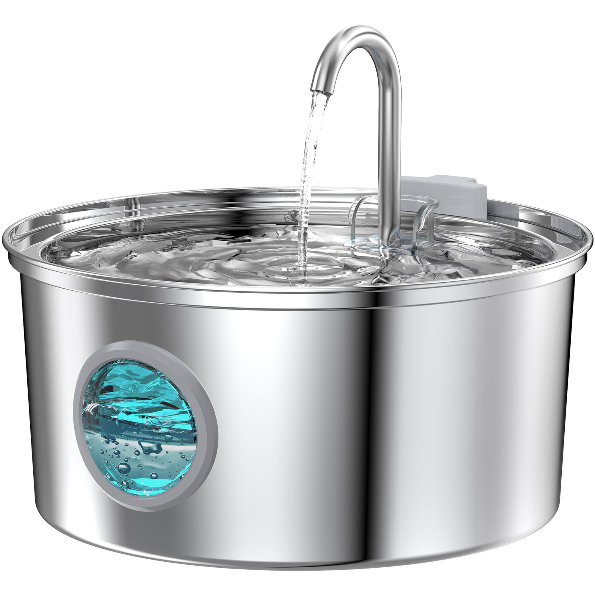 UNIVERSAL WINDOW SOLUTIONS Cat Water Fountain Stainless Steel - Dog ...