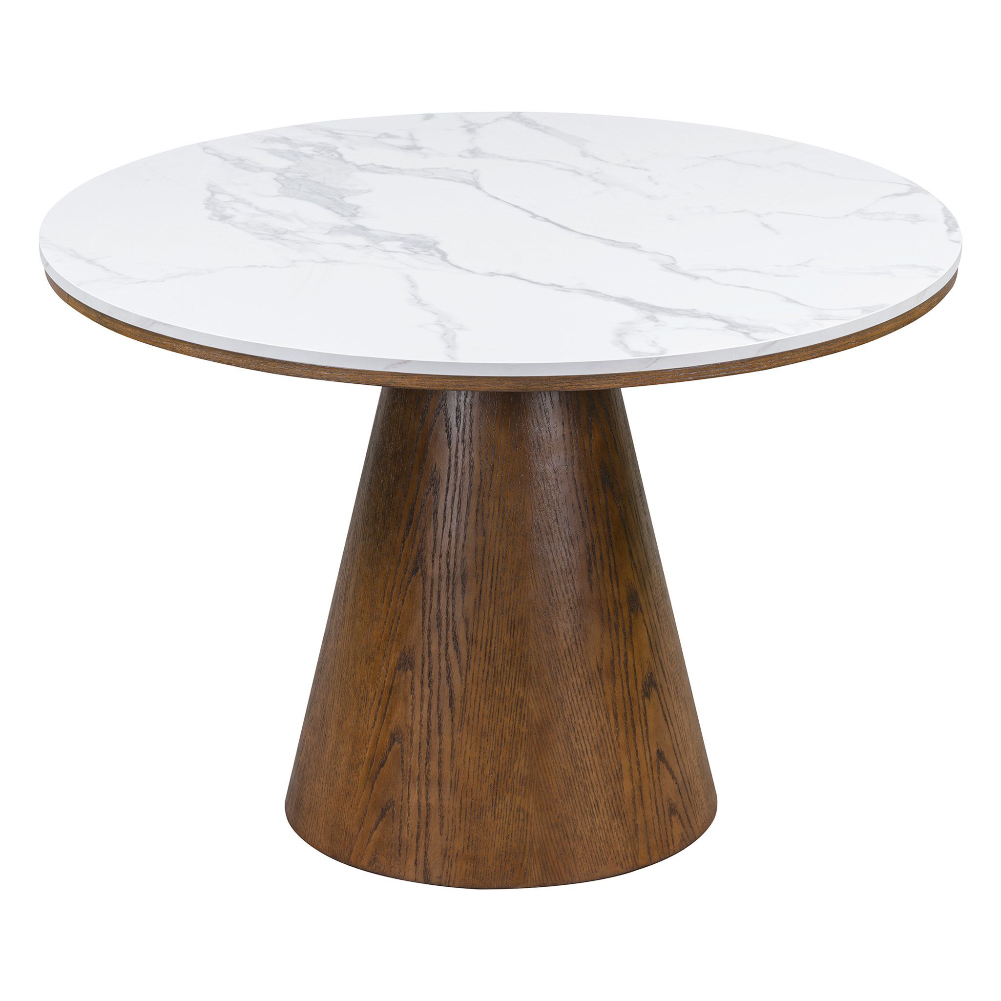 George Oliver Retro Round Dining Table Minimalist Elegant Table For ...