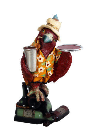 Trinx Jahmaal Large Parrot Butler Statue | Wayfair