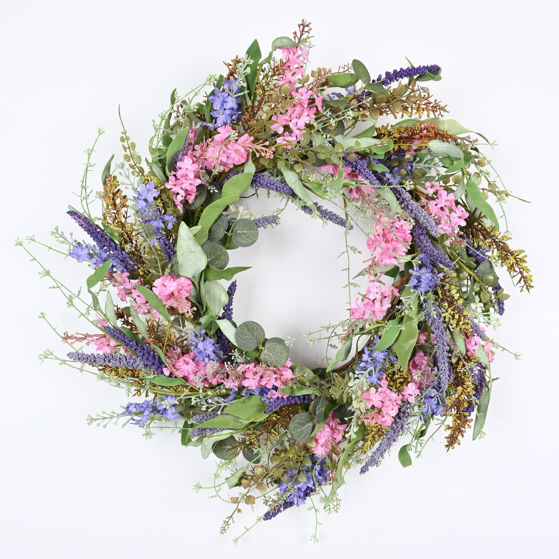 The Holiday Aisle® 22" Artificial Spring Summer Blossoms Cluster ...