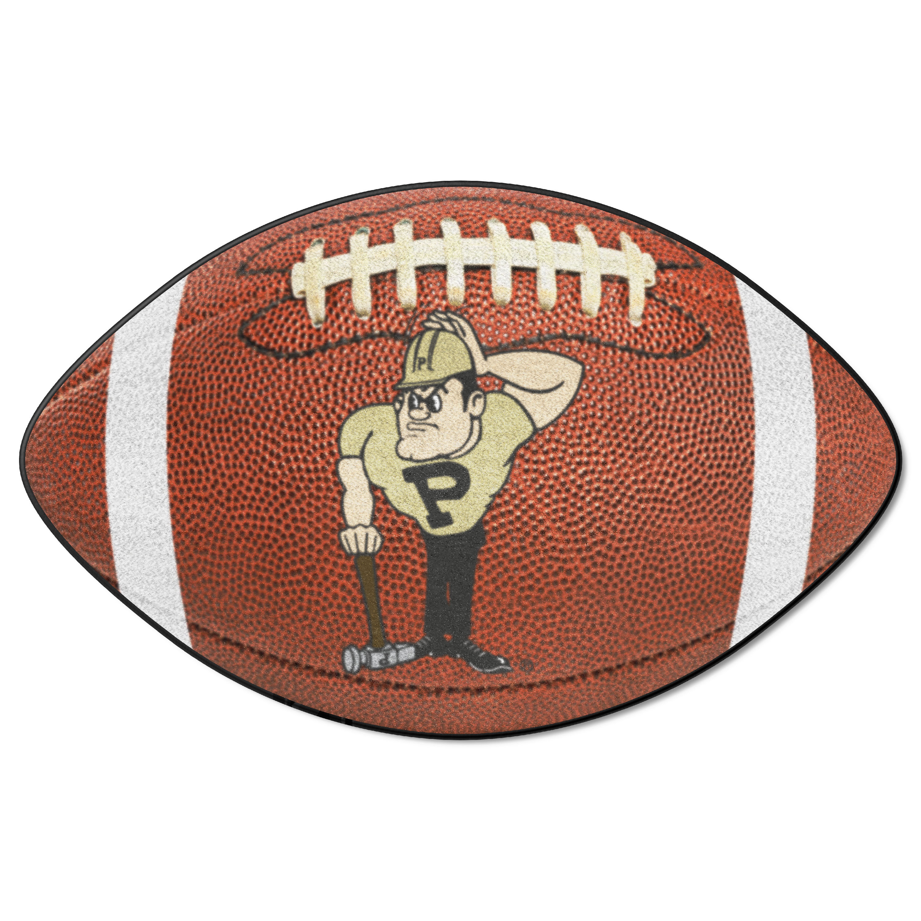 FANMATS Purdue Boilermakers Football Rug | Wayfair