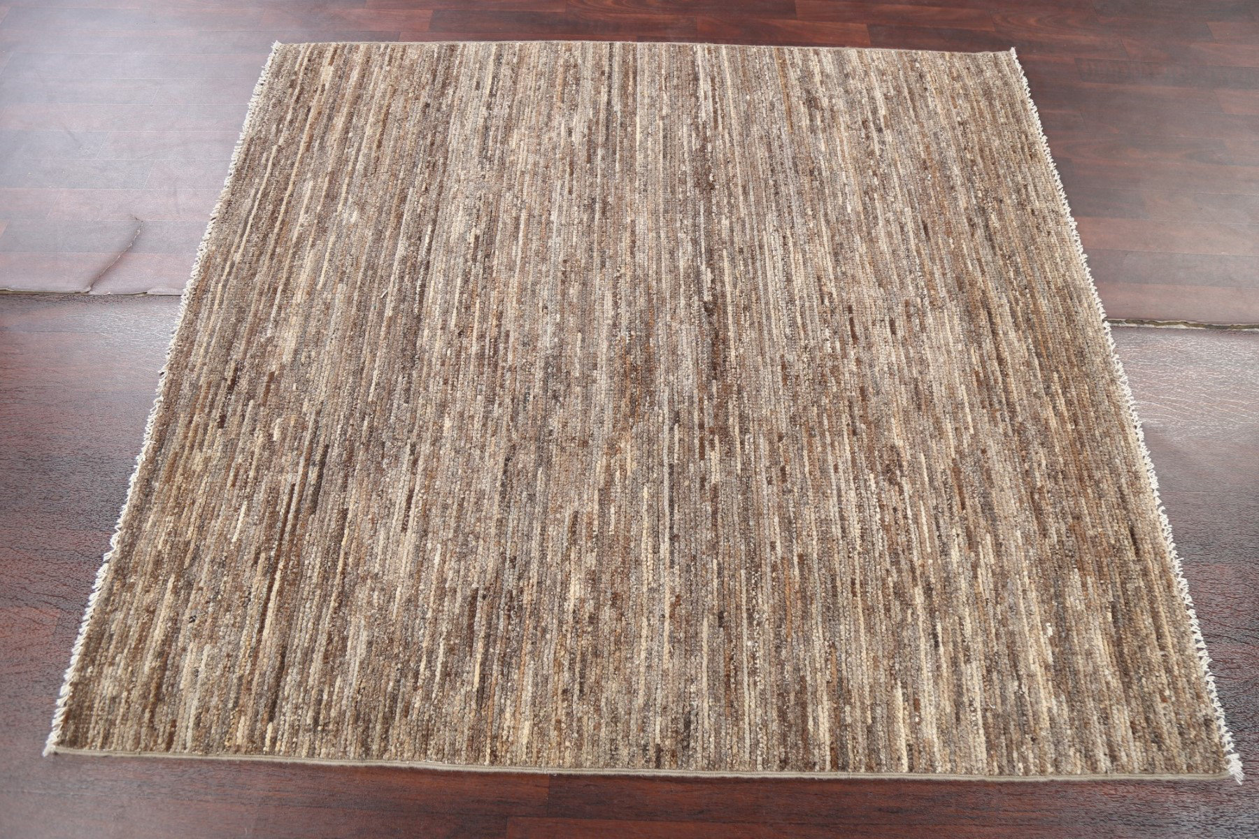 Hokku Designs Handmade Gabbeh Oriental Square Rug 5x5 | Wayfair