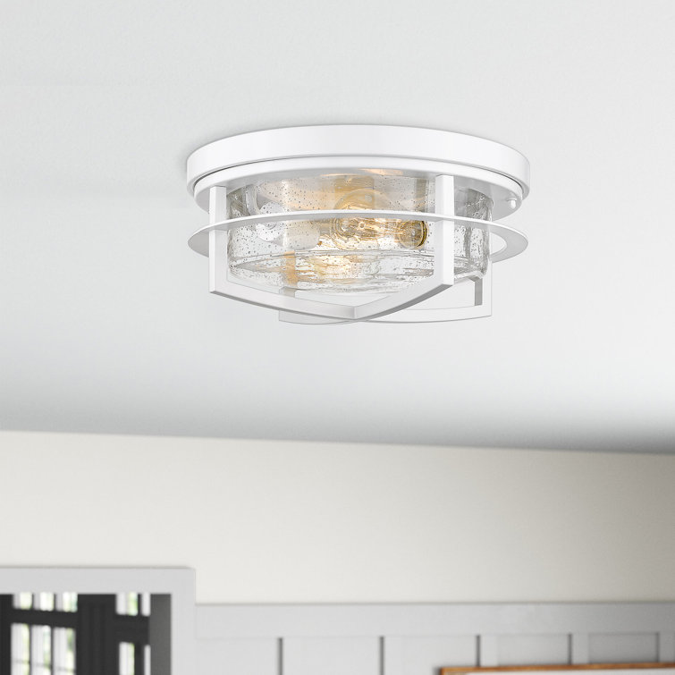 Latitude Run® Glass Flush Mount - Wayfair Canada