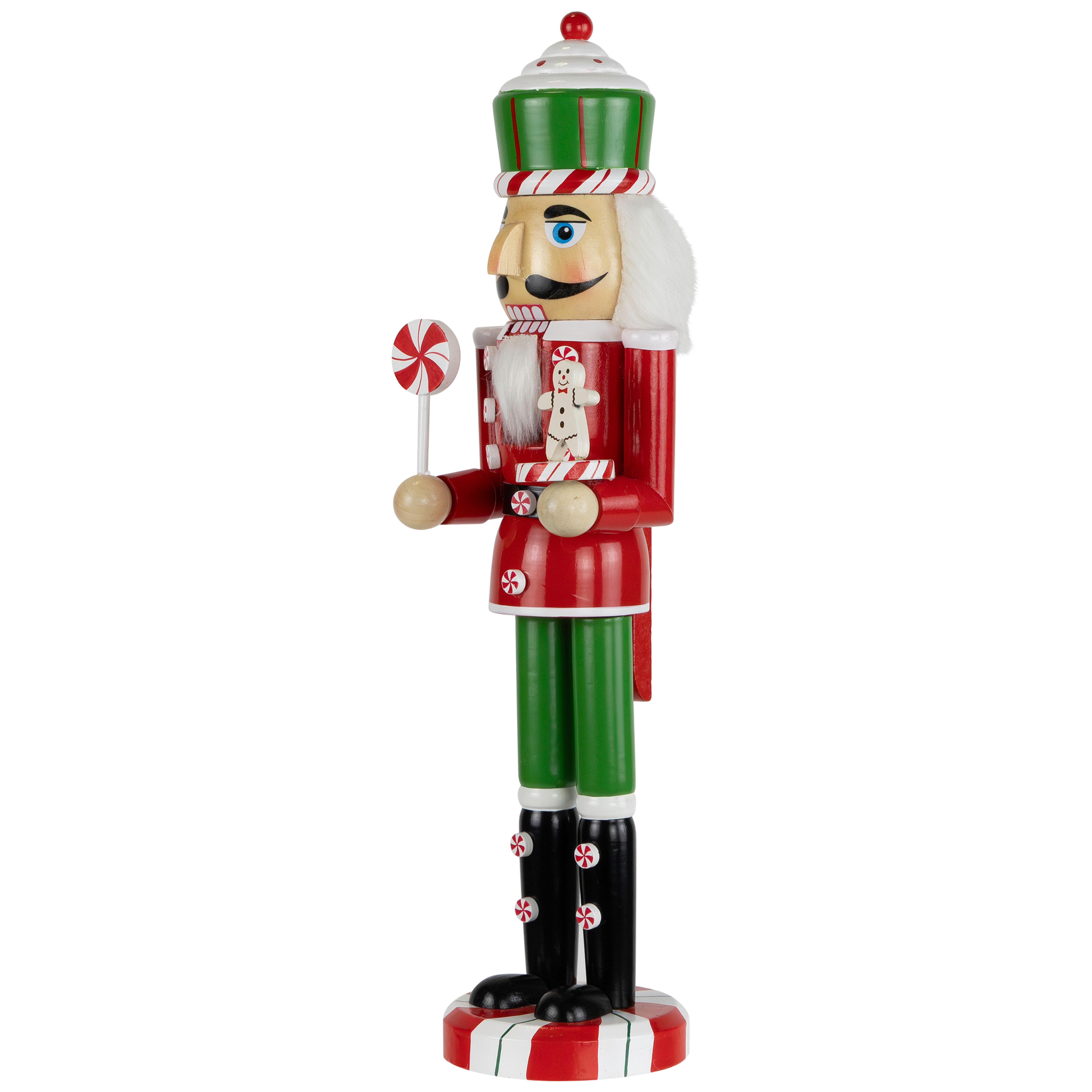 Northlight Seasonal Peppermint Candy Nutcracker Christmas Figure - 15 ...