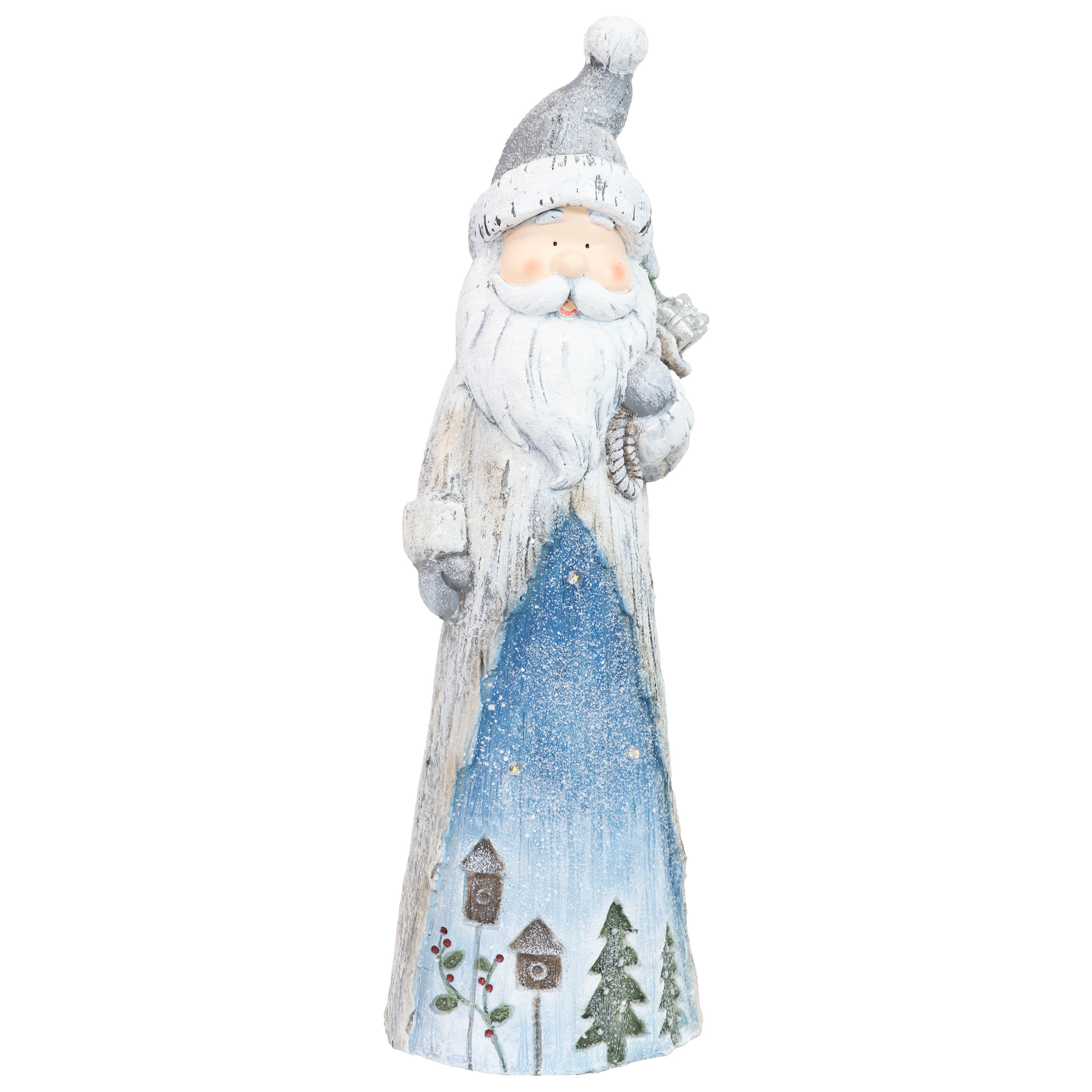 The Holiday Aisle® Rustic Father Winter with Pack Indoor Christmas ...