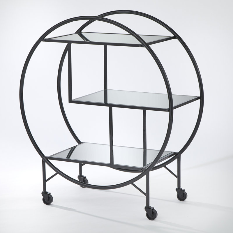 Mercury Row® Vannoy Metal Bar Cart & Reviews | Wayfair