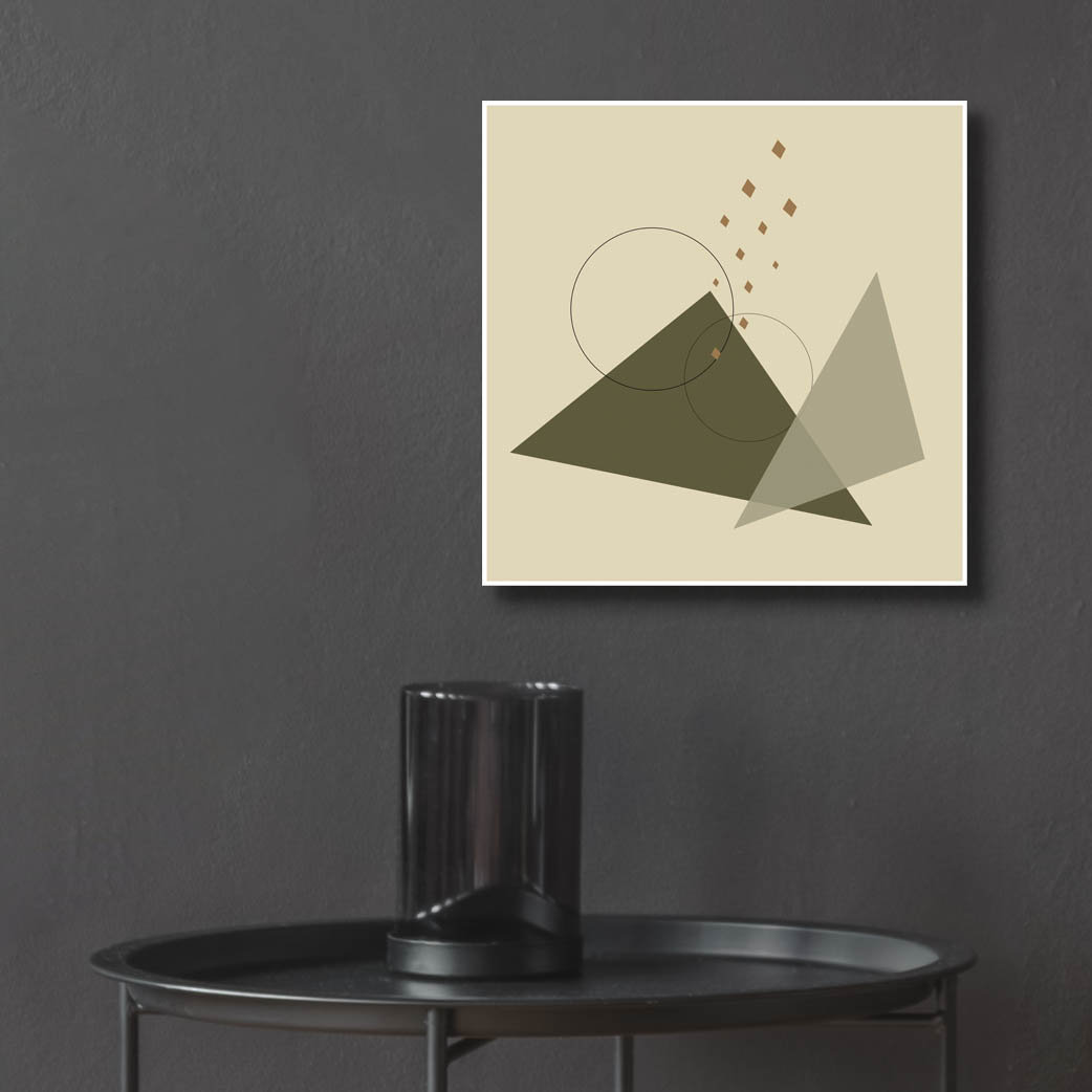 Epic Art 'Geometric Shapes-Meteor Shower In The Mo " Geometric Shapes ...