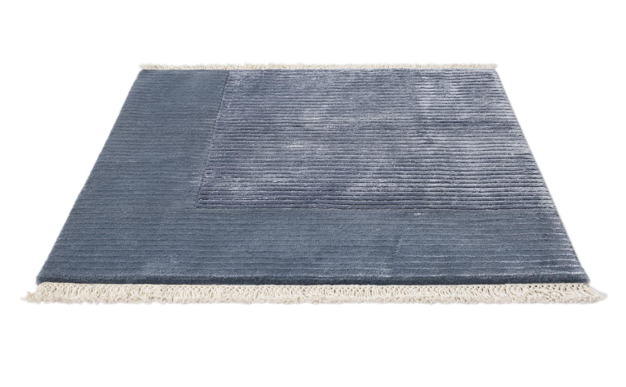 Isabelline Square Howard Blue Rug | Wayfair