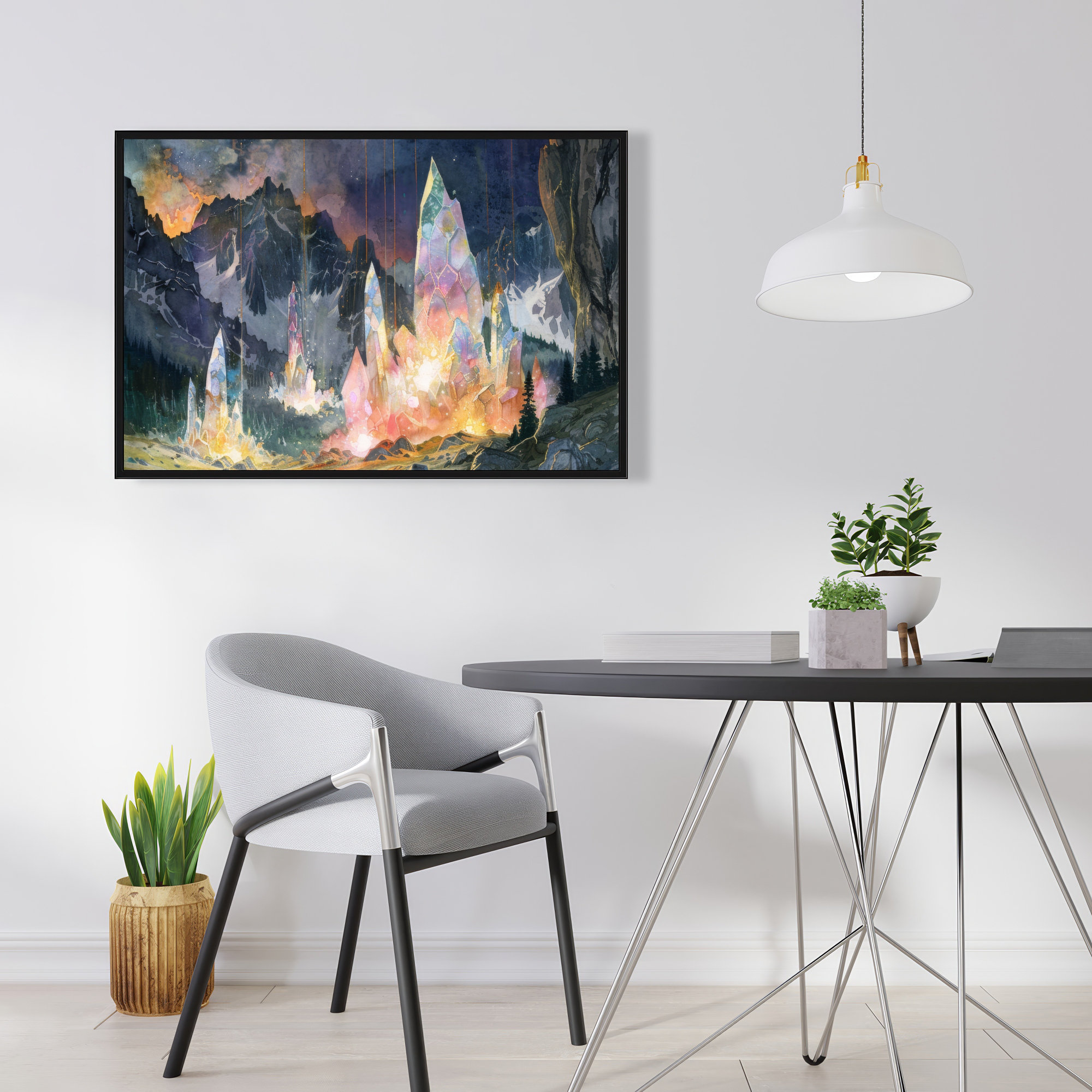 Winston Porter Growing strong - Framed canvas | Wayfair