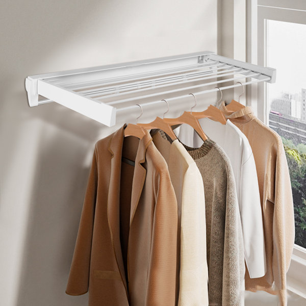 Rebrilliant Collapsible Wall-Mounted Drying Rack & Reviews | Wayfair
