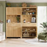Latitude Run® Tall Kitchen Pantry Cabinet With Drawers, Adjustable ...