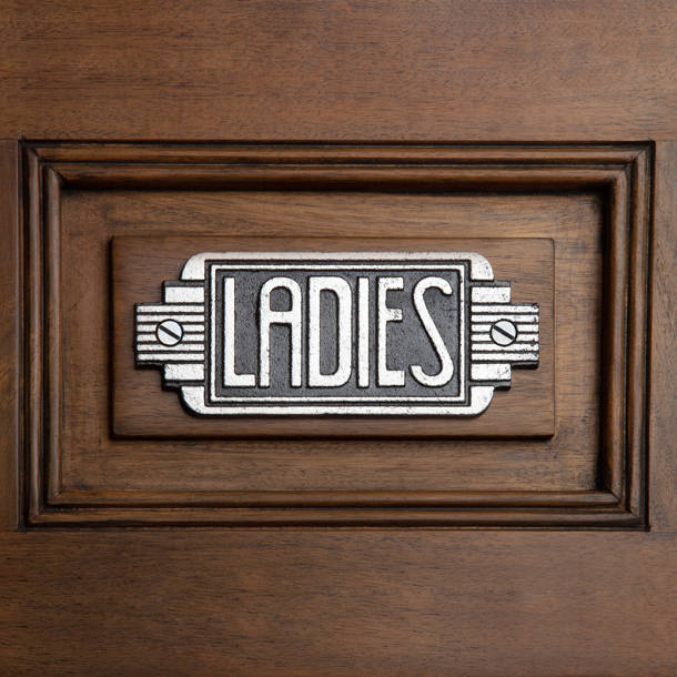 Design Toscano Streamlined Art Deco Office Room Door Sign & Reviews ...
