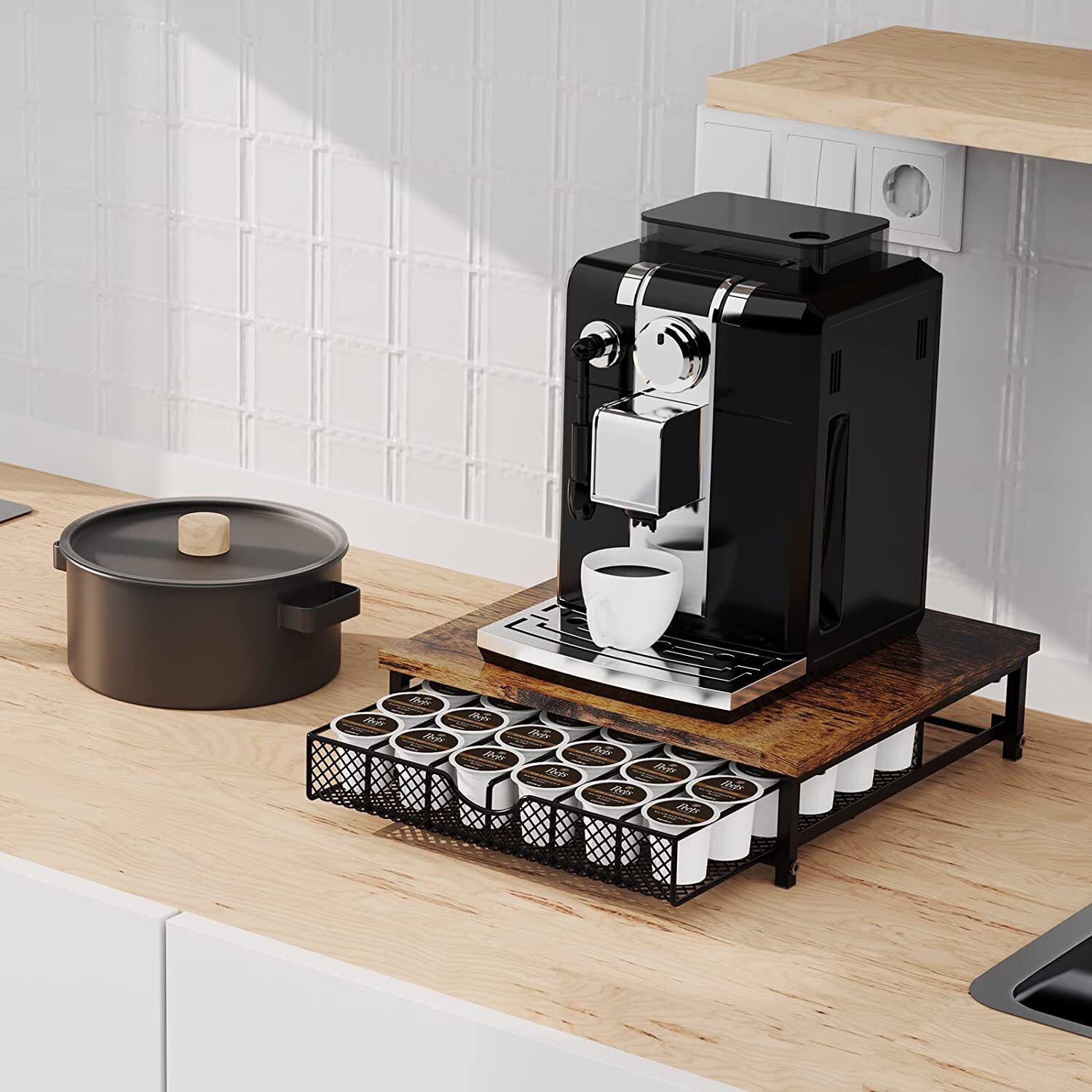 CELLPAK K Cup Coffee Pod Holder 36 Coffee Pod Storage Coffee Pod Drawer ...