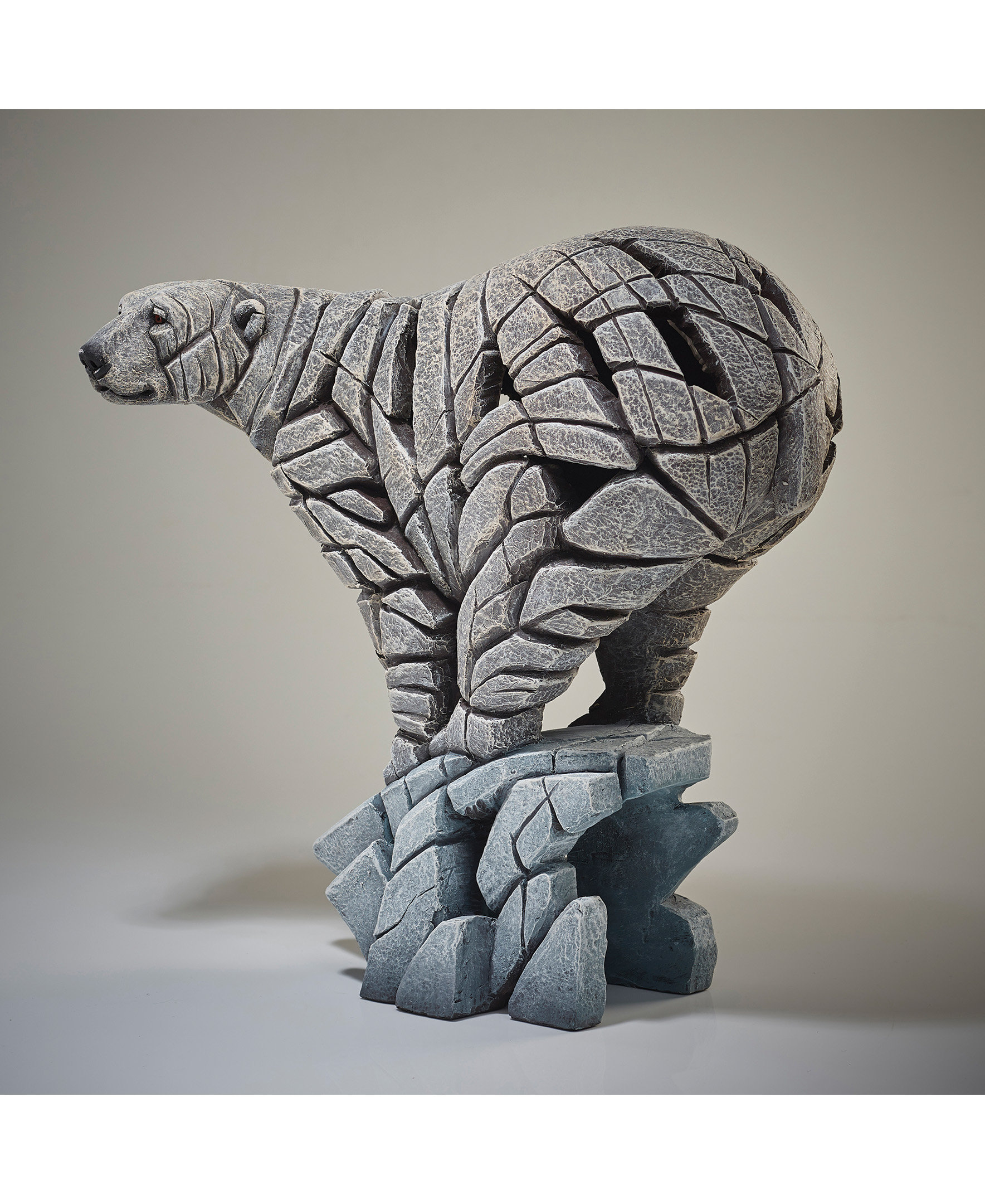 enesco EDGE Sculpture Polar Bear Figure 15.2" H | Wayfair