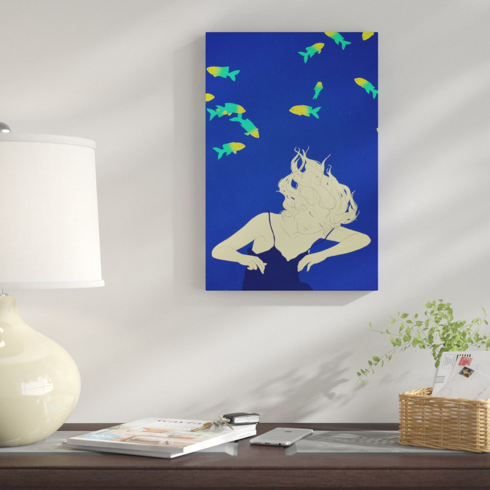 Winston Porter " Deep Blue " by Sai Tamiya | Wayfair
