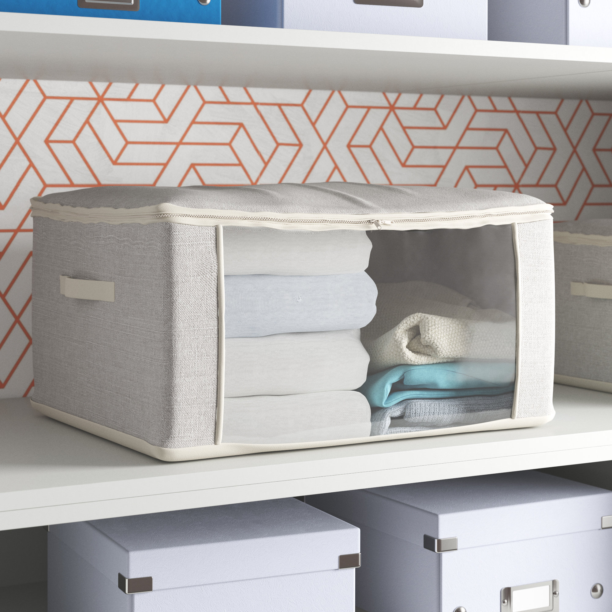 Simplify Fabric Box & Reviews | Wayfair