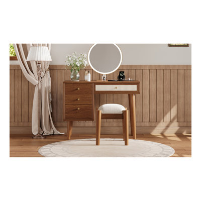 bohemian makeup table