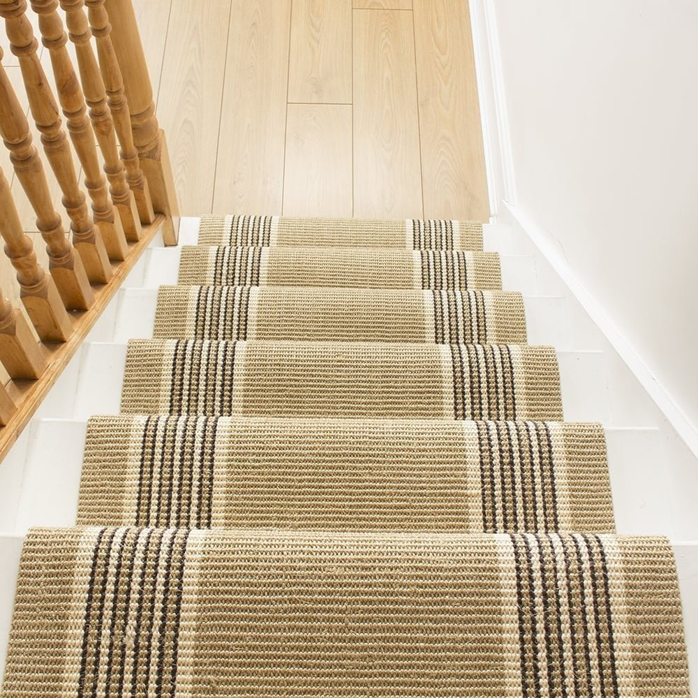 Rosalind Wheeler Alpert Flatweave Beige Stair Runner | Wayfair.co.uk
