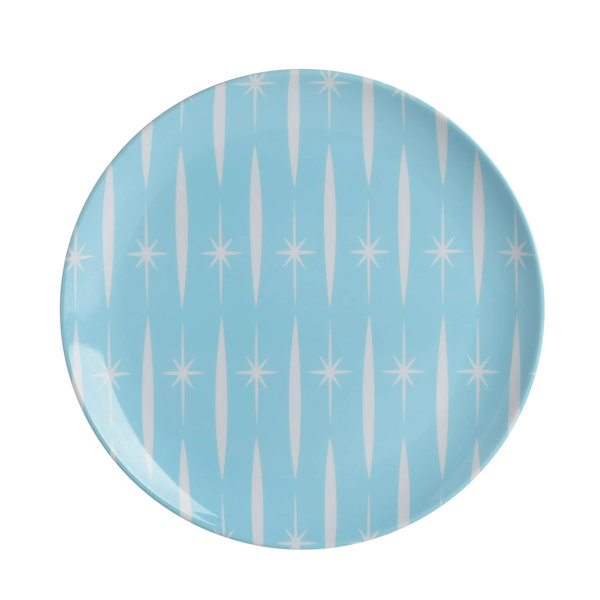 Ebern Designs 12 Piece Melamine Geometric Dinnerware Set | Wayfair