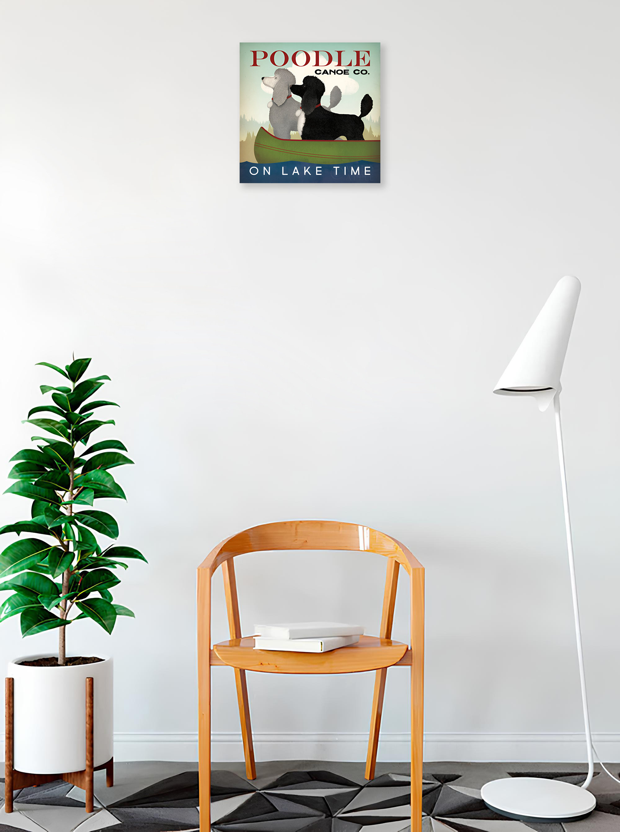 Winston Porter Double Poodle Canoe Co by Ryan Fowler Gallery Wrapped ...