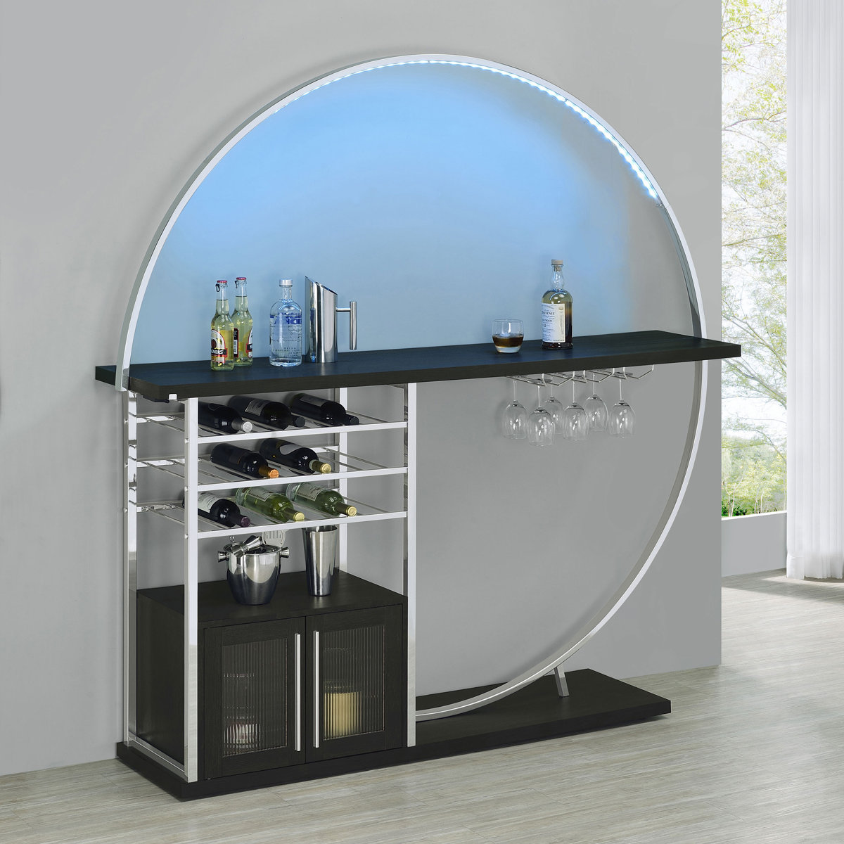 Wade Logan® Breigh 72.5'' Home Bar & Reviews | Wayfair