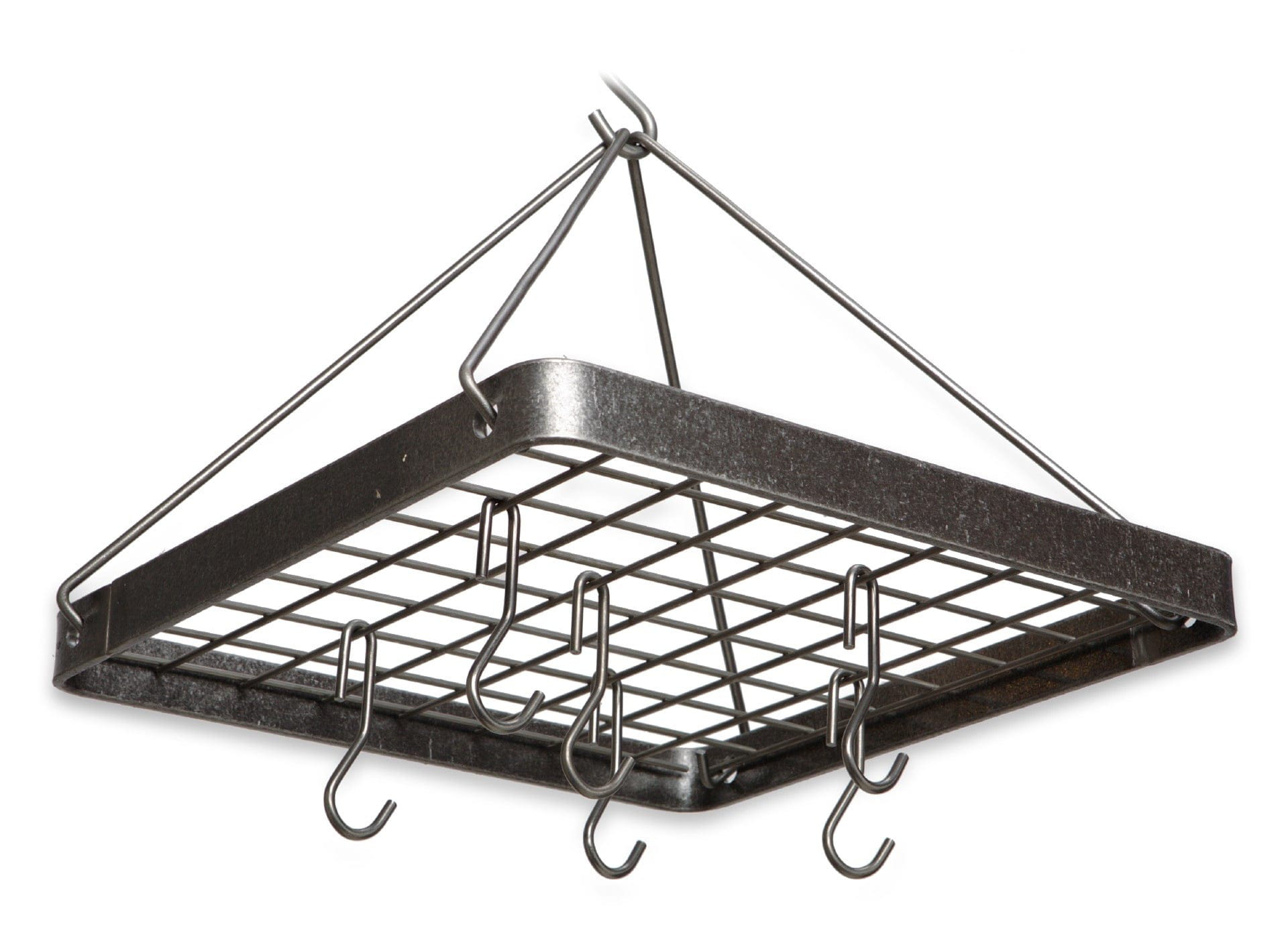 Enclume Carbon Steel Handcrafted Rectangle Hanging Pot Rack | Wayfair