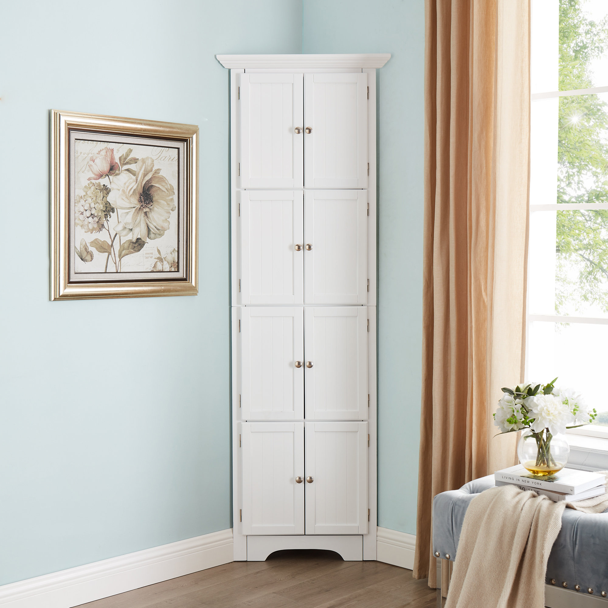 Latitude Run® Jaylece Accent Cabinet Tall Cabinet Corner Cabinet ...
