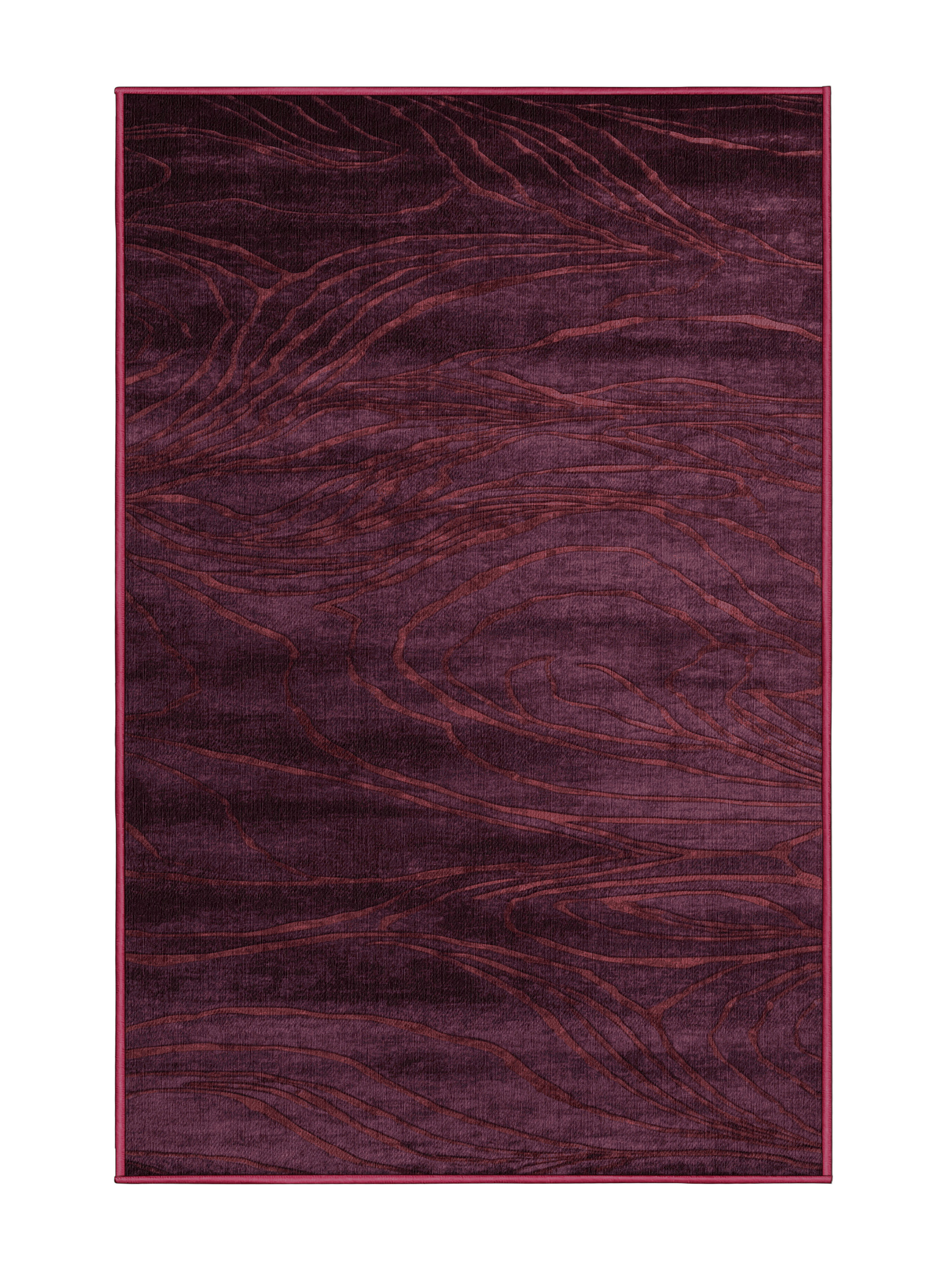 Hokku Designs Machine Washable Abstract Red Area Rug | Wayfair