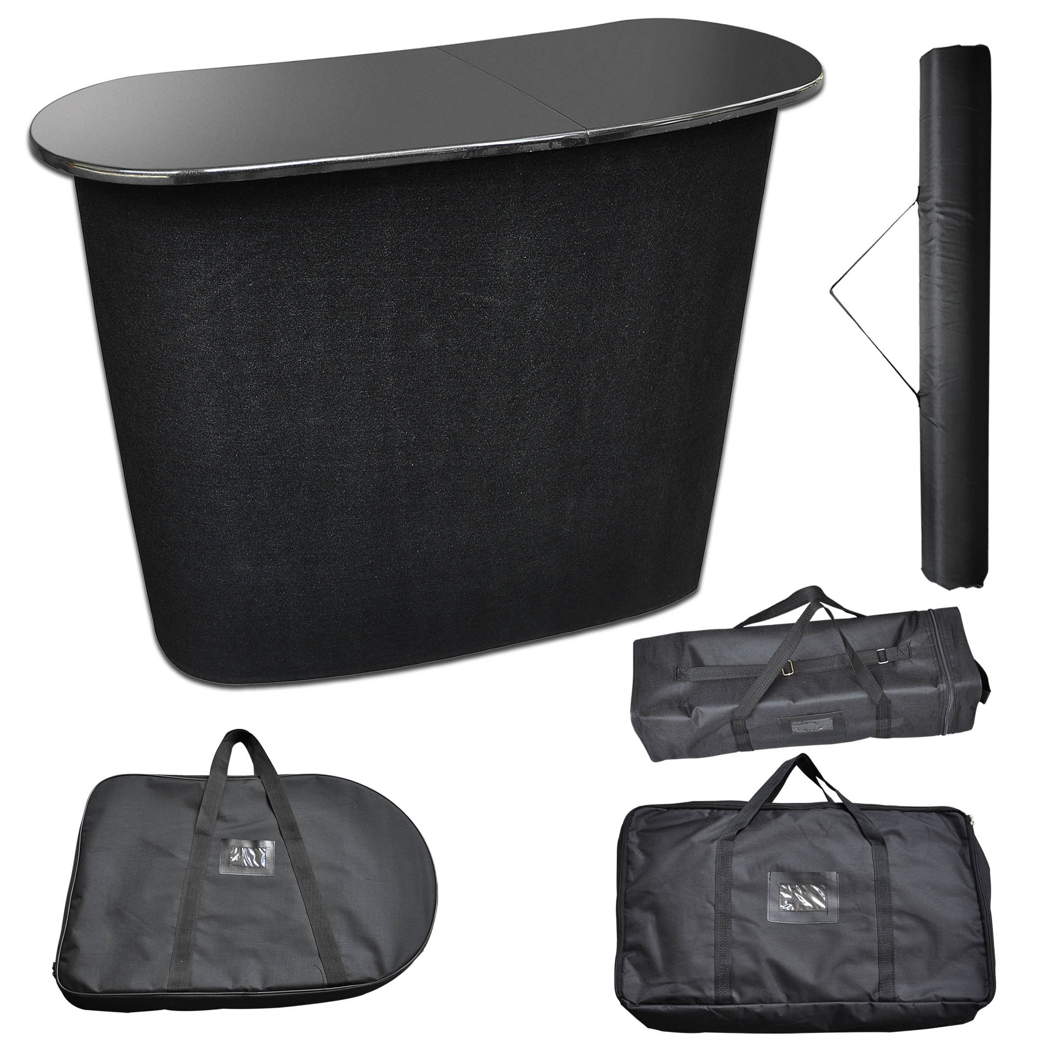 Yescom Portable Pop Up Podium Counter Table Stand Promotion Retail ...