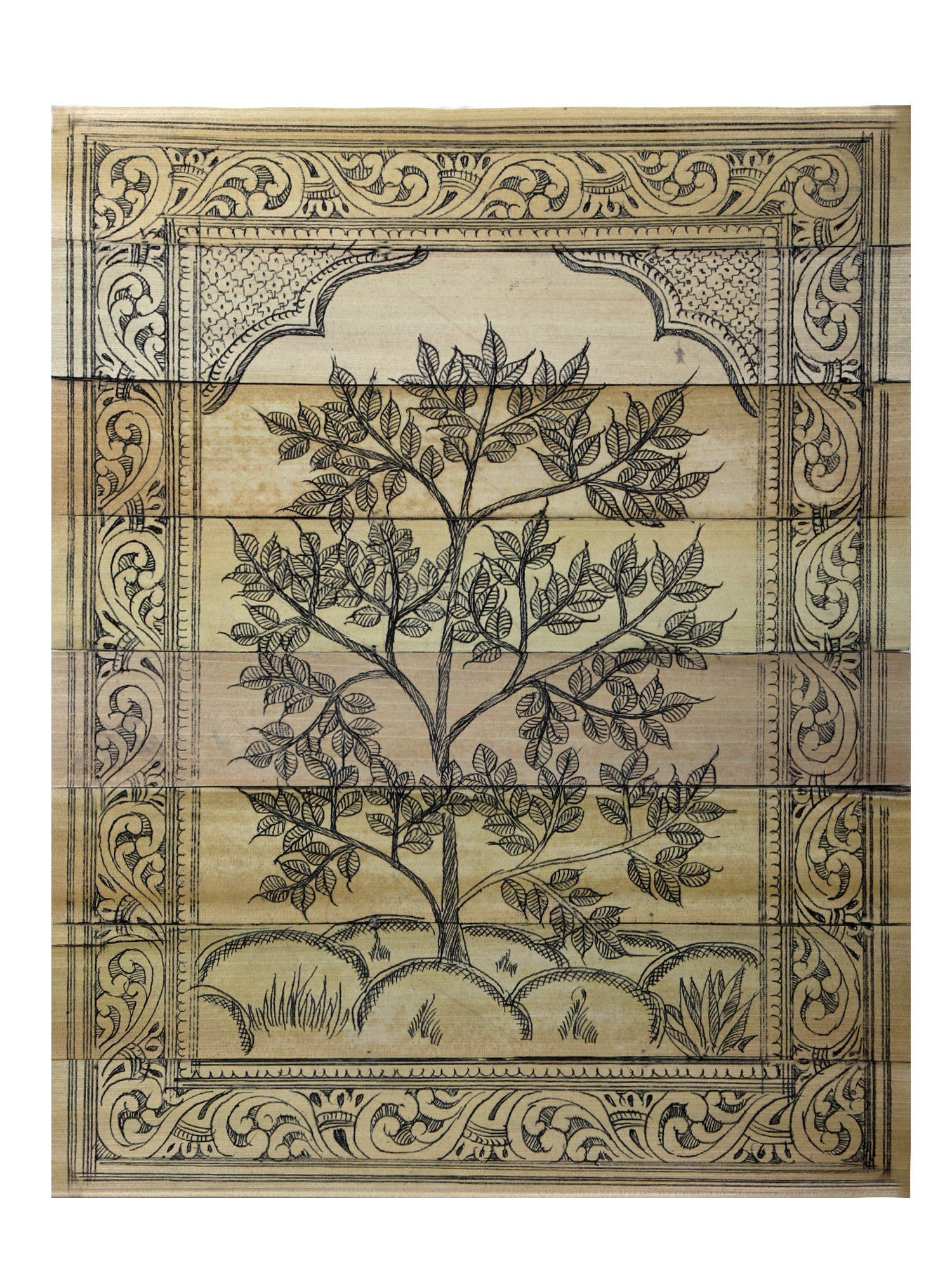 Bungalow Rose Tree Series 69 | Patta Painting From Odisha | Wayfair
