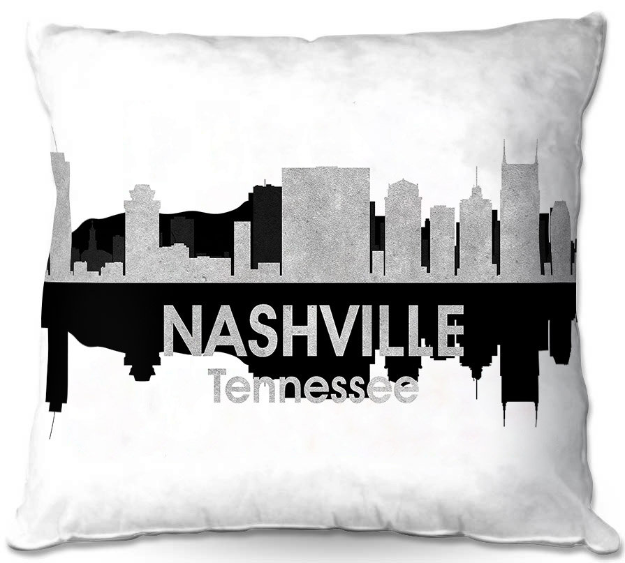 DiaNoche Designs Nashville Tennessee Throw Pillow | Wayfair