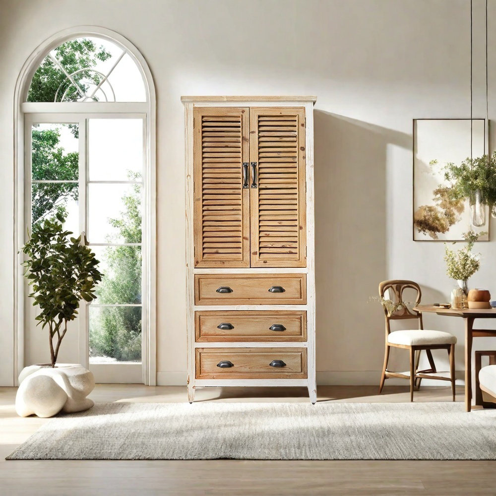 Parttlion American retro style solid wood storage bookcase | Wayfair