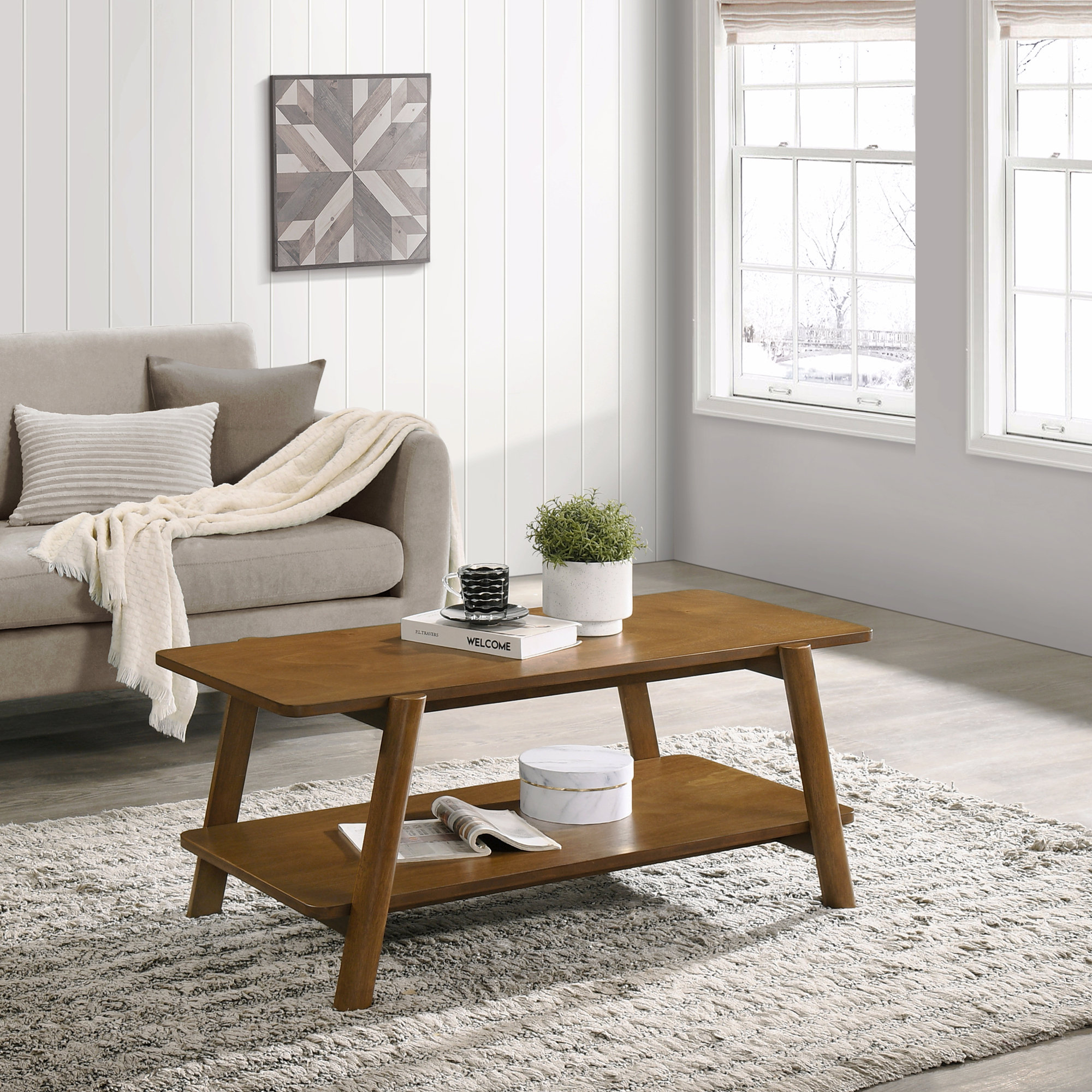 George Oliver Table basse Mid-Century - Wayfair Canada