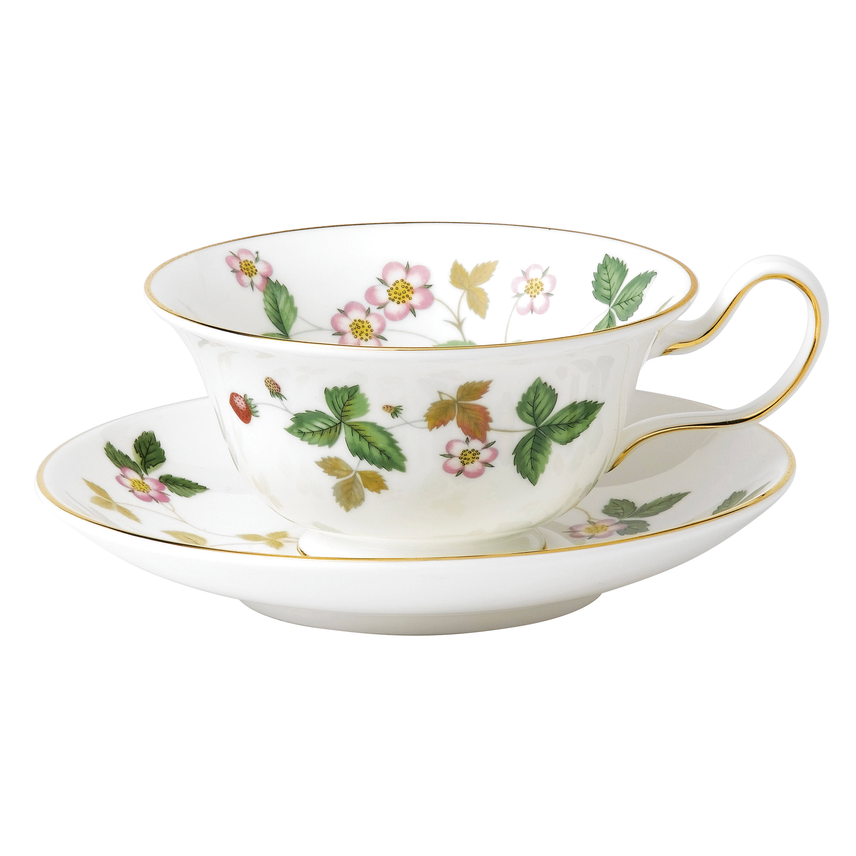 Wedgwood Wild Strawberry Teacup & Saucer Peony - Wayfair Canada